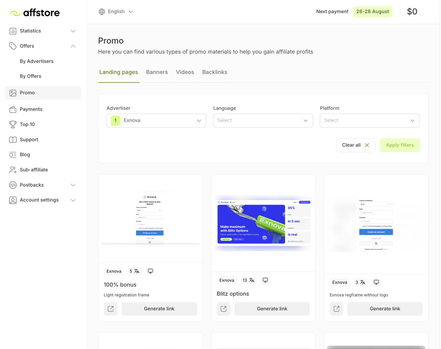 Affstore - Welcome to Affstore